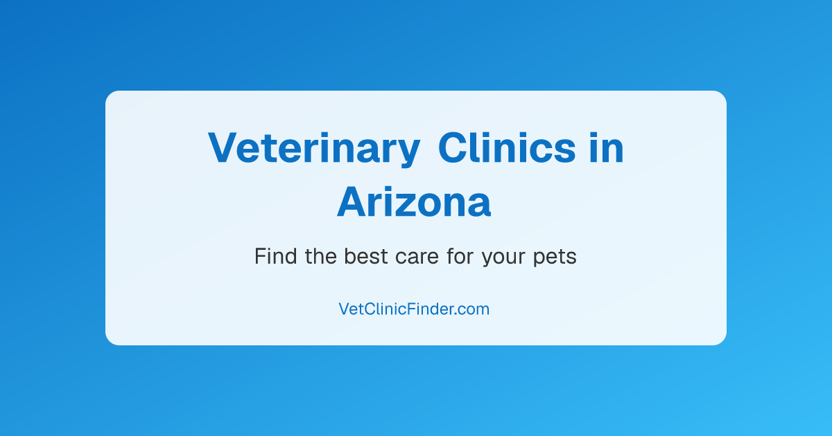 Top Veterinary Clinics in Arizona | Pet Care Directory